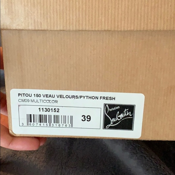 Christian Louboutin | Shoes | Christian Louboutin Pitou 5 Veau ...